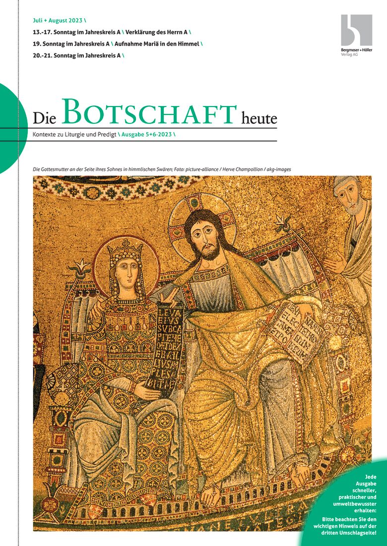 Die Botschaft heute Nr. 5+6/2023 | Kirche | Zu meinen Inhalten ...